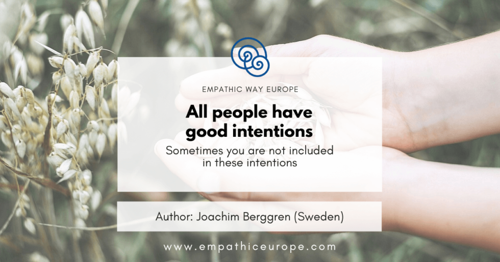 All people have good intentions - Empathic Way Europe