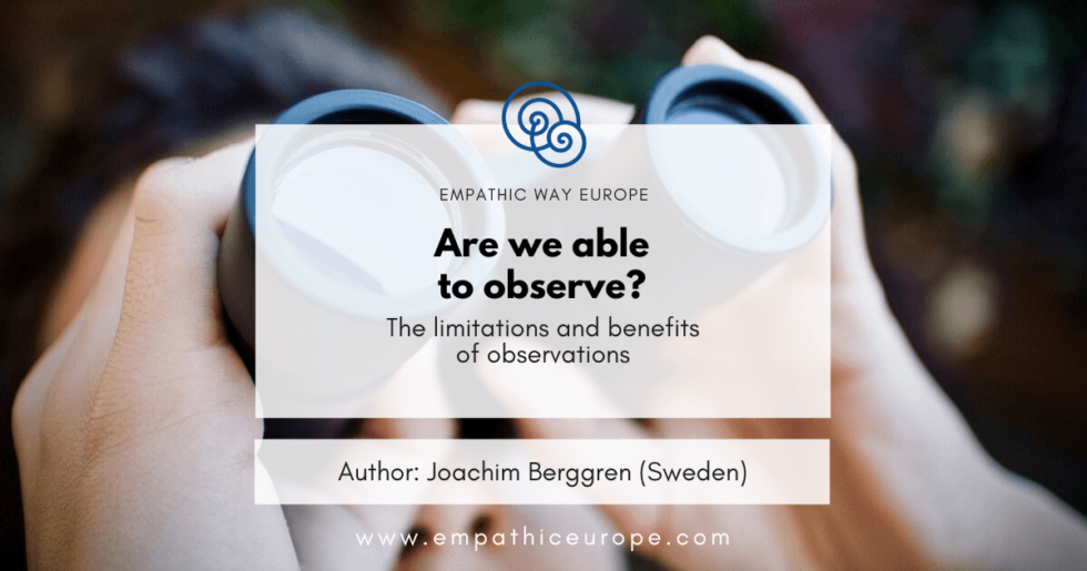 Are we able to observe? - Empathic Way Europe